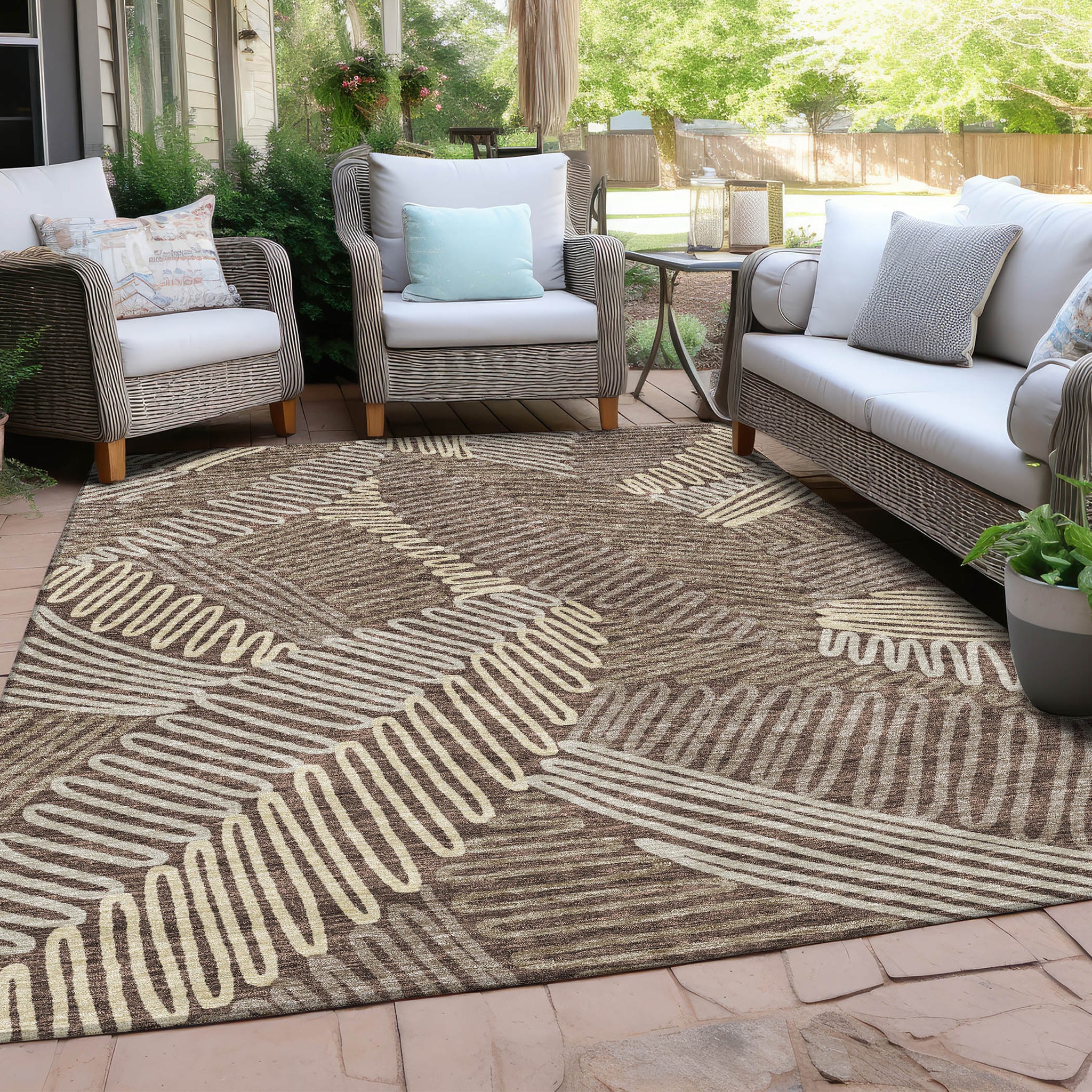 Addison Chantille ACN904 Chocolate Rug – Rugs Done Right