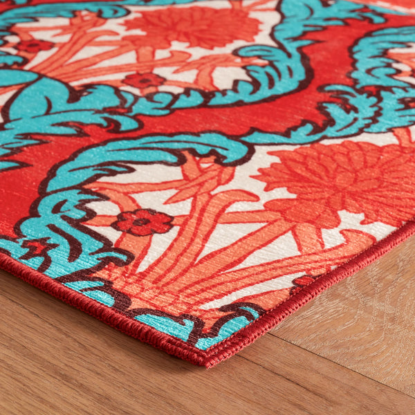 Dash & Albert Firenze DA2172 Multi Machine Washable Polyester Rug ...