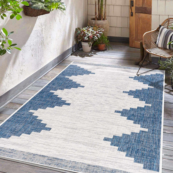 Hauteloom Billinghay BLLWR Navy Machine Made Polypropylene Rug – Rugs ...