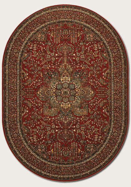 Couristan Kashimar 0612/3337 Antique Red Rug – Rugs Done Right