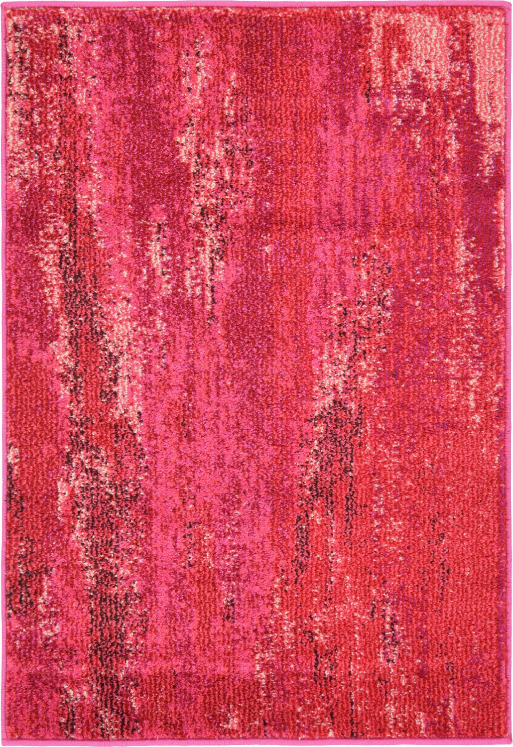 Unique Loom Lilly Jardin BAR011PIN Pink Rug – Rugs Done Right