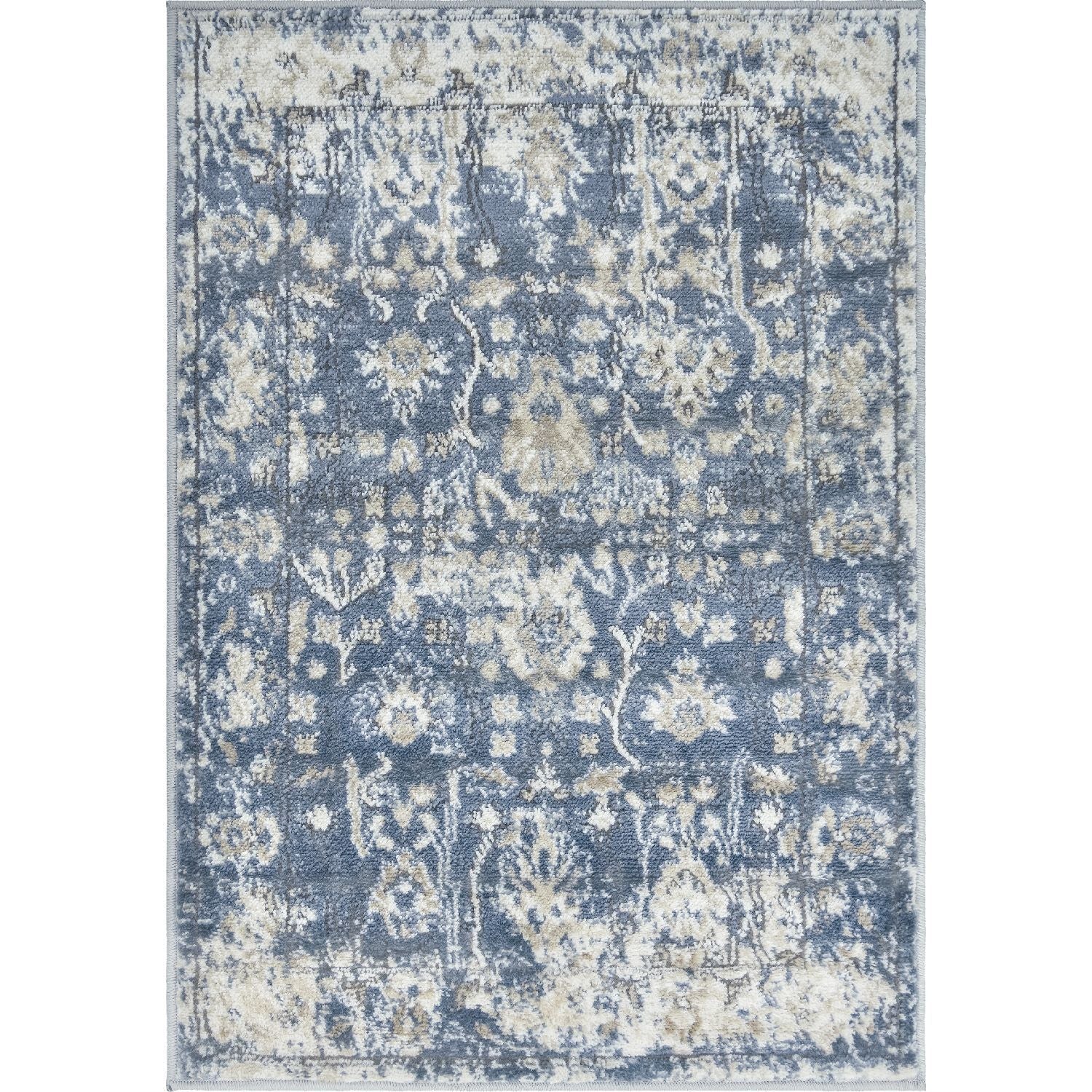Unique Loom Central Portland ORE003BLU Blue Rug – Rugs Done Right