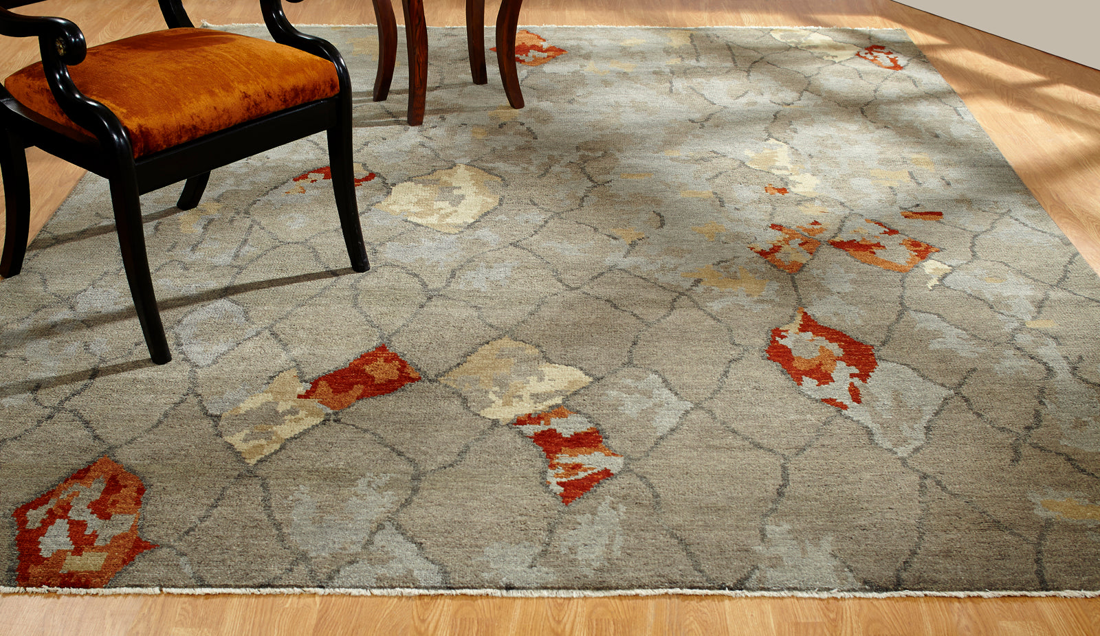 Rugs Done Right Bolton BN05 Greige / Slate Abstract Rug