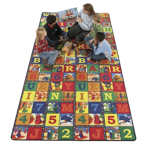 Flagship Carpets Bible Blocks Bible Blocks Primary Colors Rug – Rugs ...