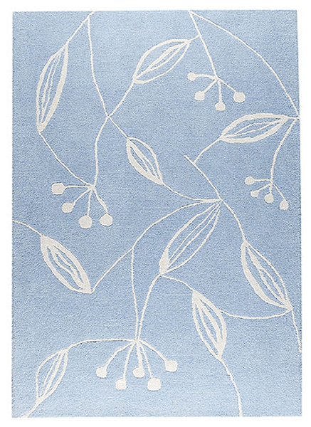 Mat The Basics Hand Tufted 2 Flora Blue Rug – Rugs Done Right