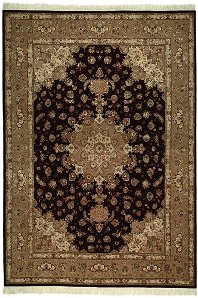 Shalom Brothers Tabriz GS23-29 Midnight Rug – Rugs Done Right