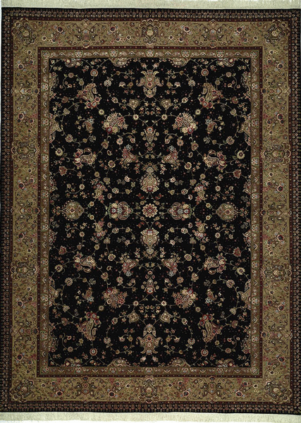 Shalom Brothers Tabriz GS23-32 Midnight Rug – Rugs Done Right