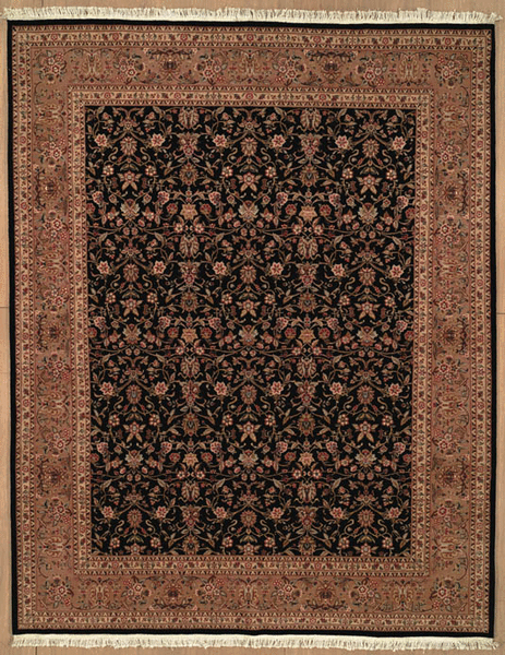 Shalom Brothers Yazd GS-20-32 Black Rug – Rugs Done Right