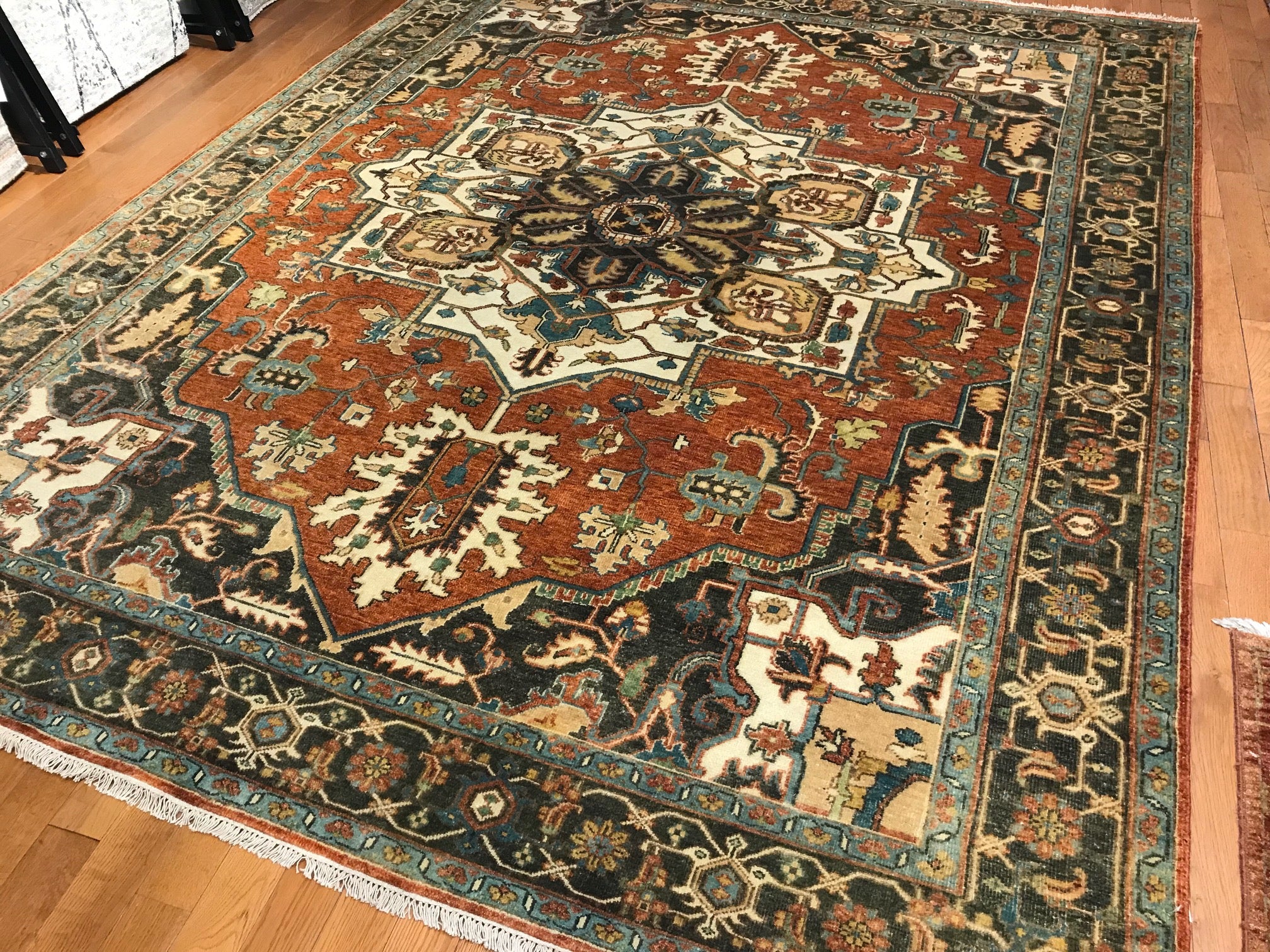 Shalom Brothers Jules Serapi JS654 Burnt Orange Rug – Rugs Done Right