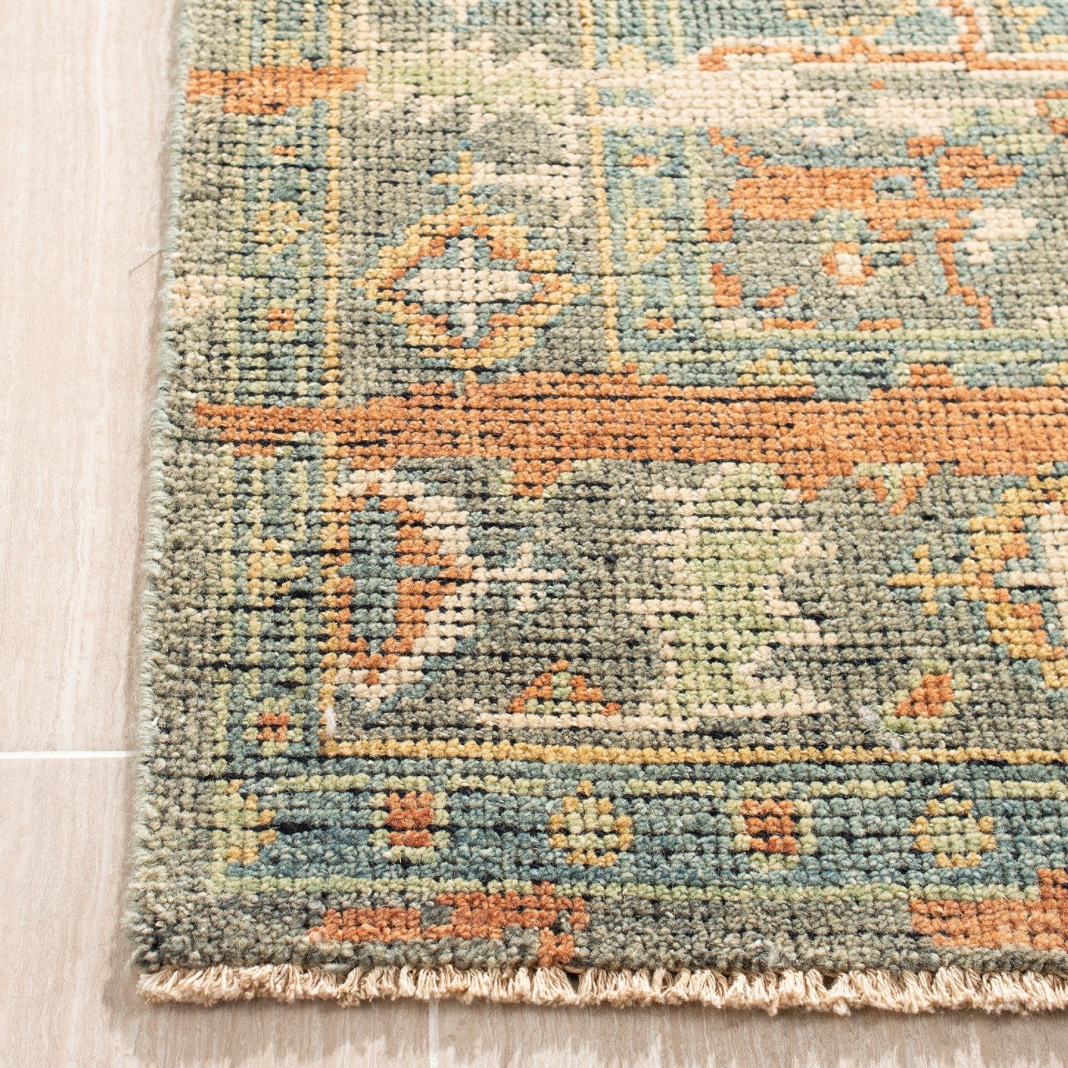 Rust Colored Bohemian Rug | Area Rug | Wool Rug Clearance – Rugs Done Right