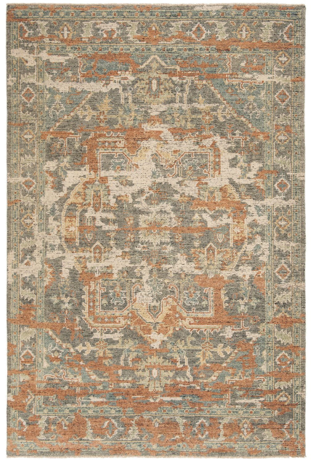Rust Colored Bohemian Rug | Area Rug | Wool Rug Clearance – Rugs Done Right