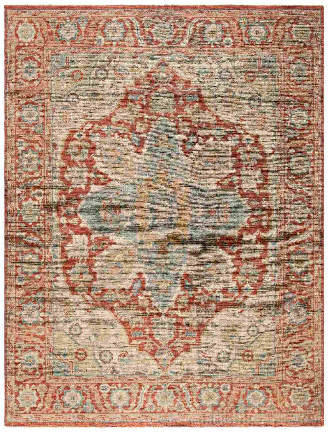 Rust Colored Rug | 100% Wool Rug 9x12 | Traditional Rug Clearance ...