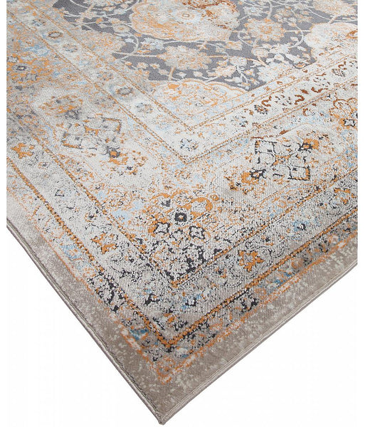 HRI Sunbrella 700 S7-03 Charcoal - Bronze Rug – Rugs Done Right