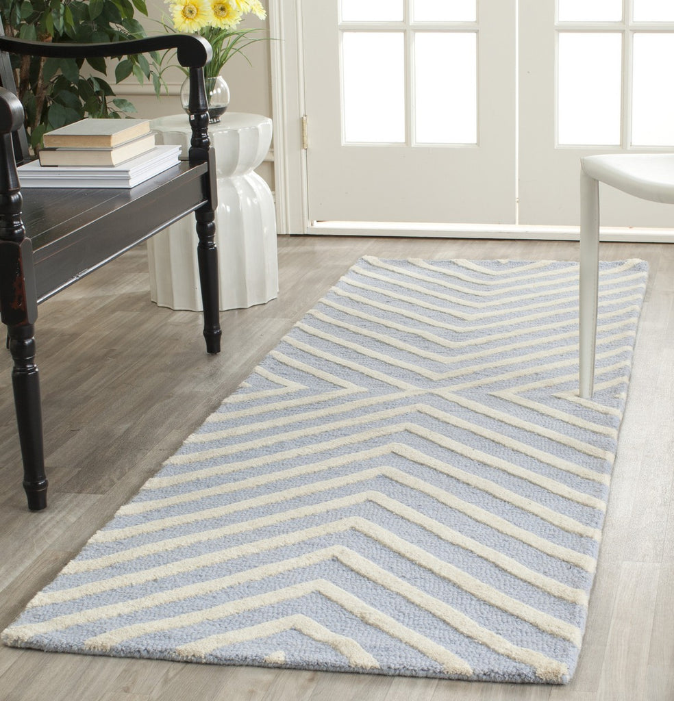Light Colored Living Room Rug | Striped Wool Rug | Safavieh – Rugs Done ...