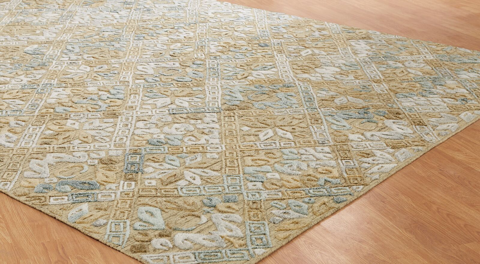 Mid-Century Modern | Gold Wool Rug | Area Rug | Runner Rug – Rugs Done ...