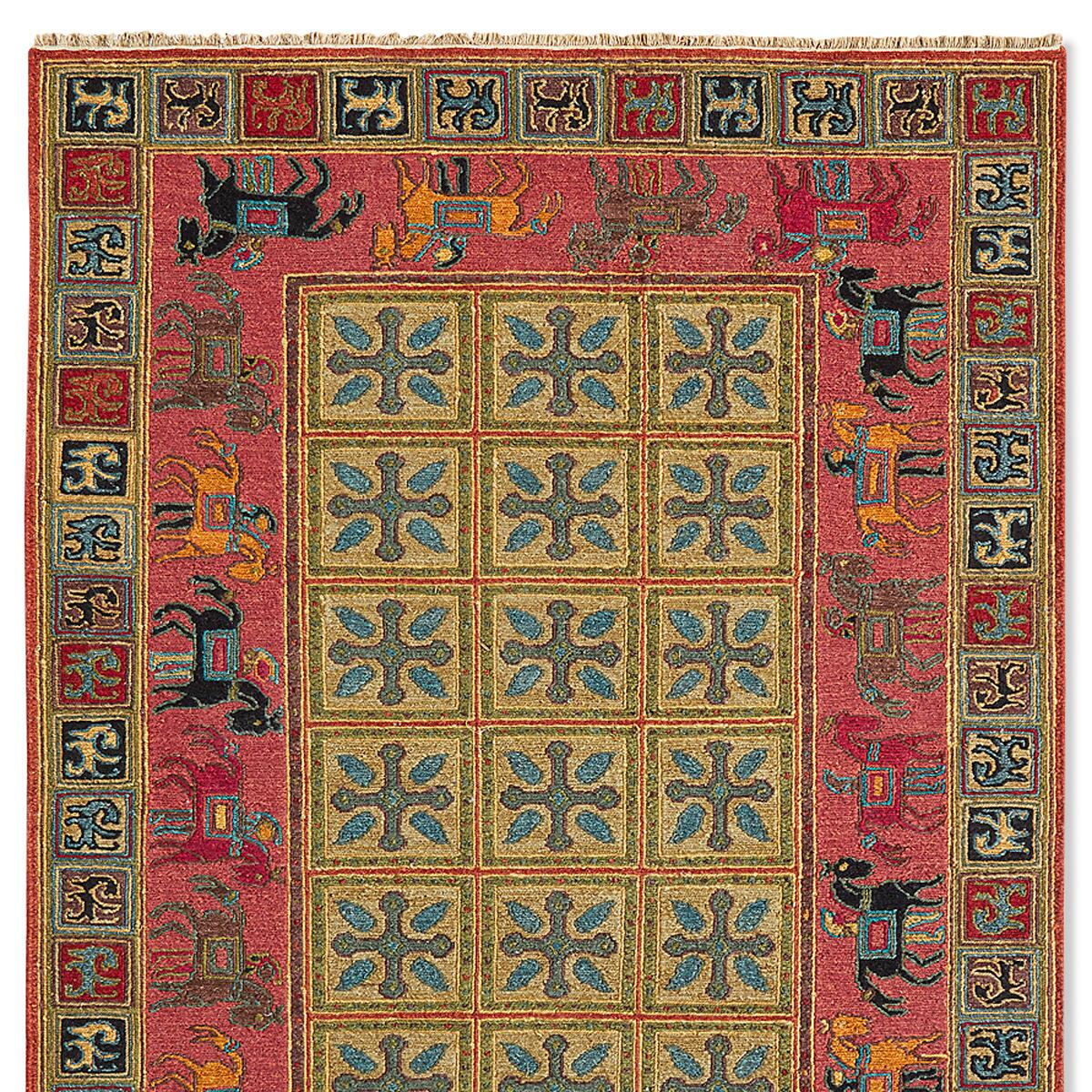 Tibet Rug Company Equestrian Pazyryk Sand Rug – Rugs Done Right