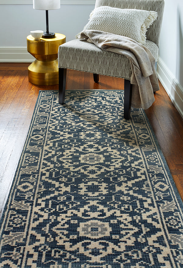 Bashian Artifact AR109 Azure Rug – Rugs Done Right