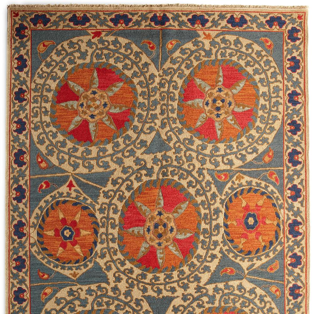 Tibet Rug Company Suzani Sun Palace SUZANI3 Sand Rug – Rugs Done Right