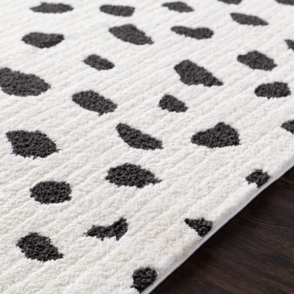 Shop Black & White Shag Rugs | Surya Area Rugs & Runners – Rugs Done Right