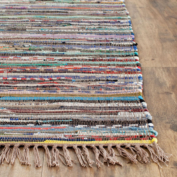 Multicolor Rag Rug | Cotton Area Rug and Runners by Size | Rugs Done Right