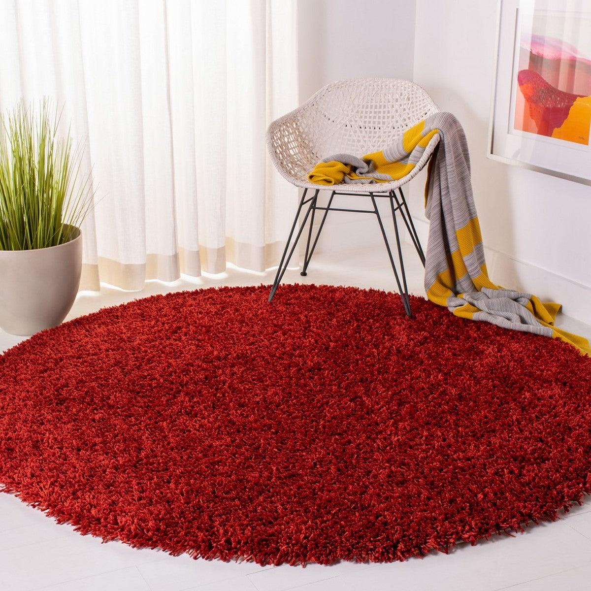 Safavieh Clearance Shag SG240R Rust Rug – Rugs Done Right