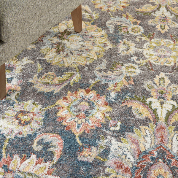 Nourison Clearance Soraya SOR02 Charcoal Multi Rug – Rugs Done Right