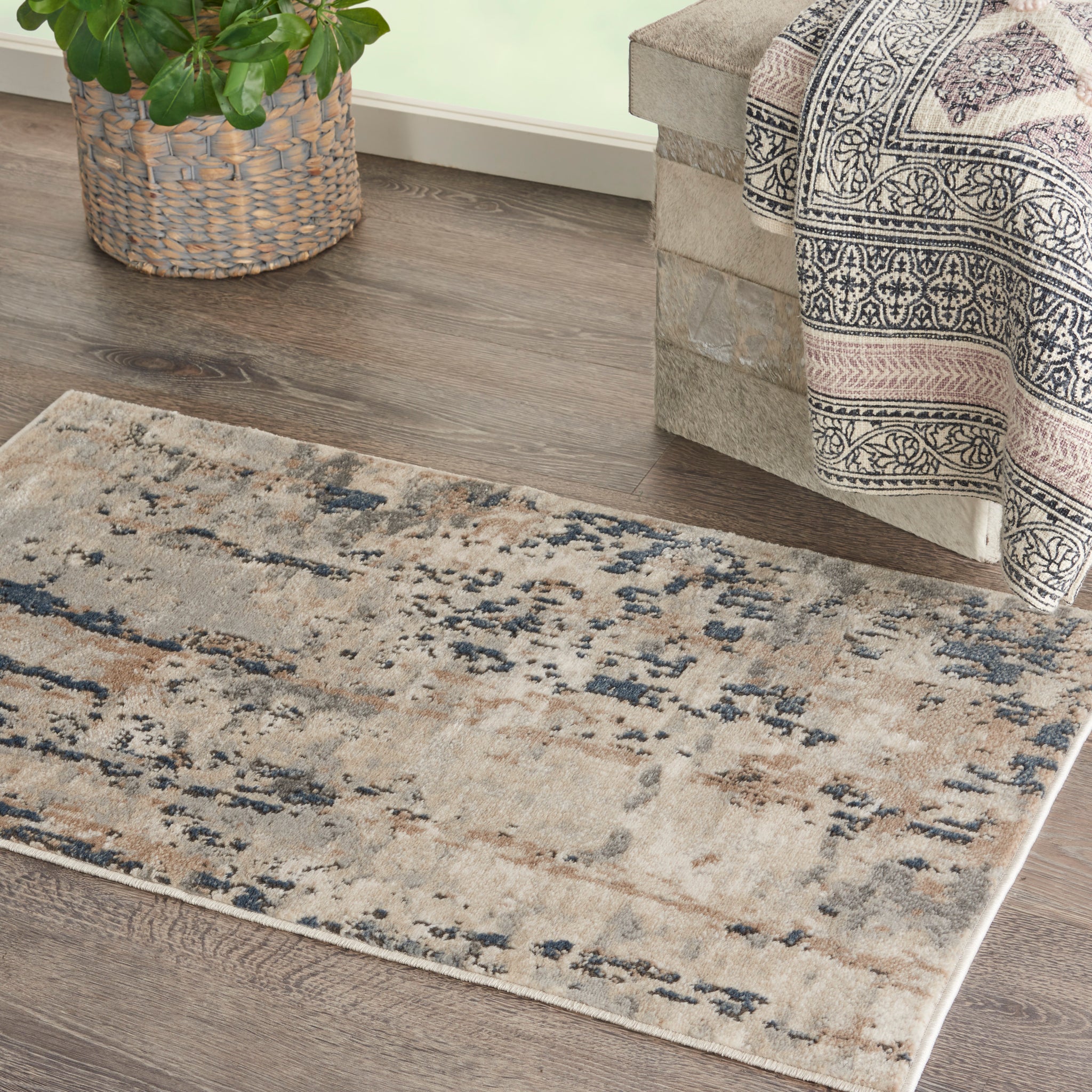 Nourison Quarry QUA01 Beige/Grey Rug – Rugs Done Right